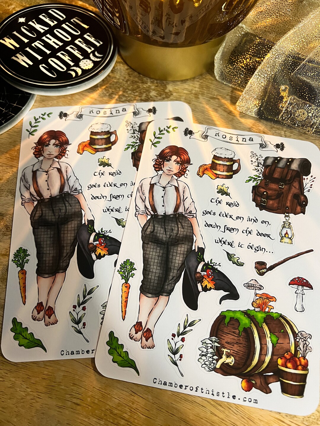 Rosina Witch Sticker Sheet Lotr Sticker Bullet Journal Sticker Planner ...