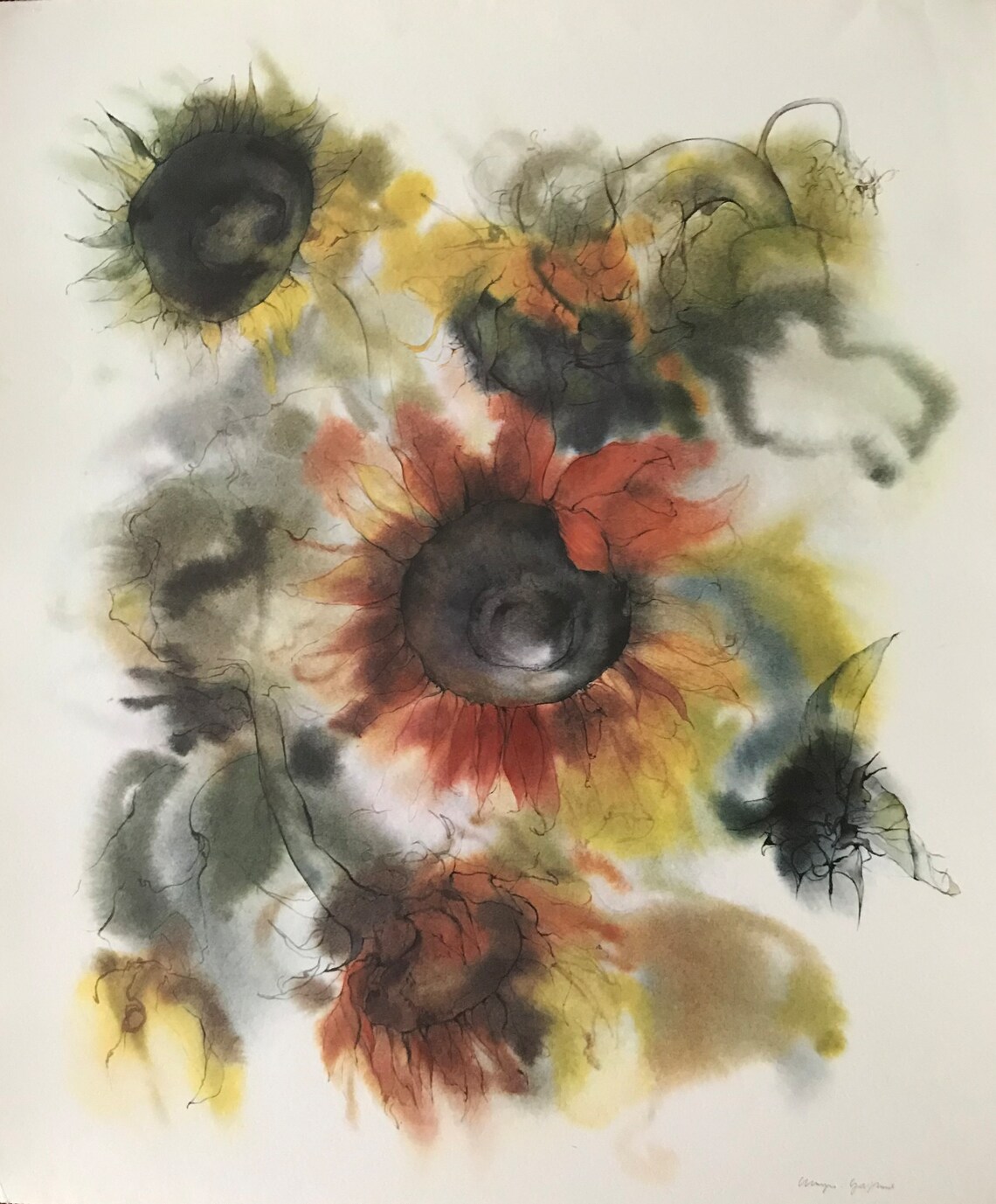 Collection of Paintings by German Artist Klaus Meyer-gasters (1925-2016 ...