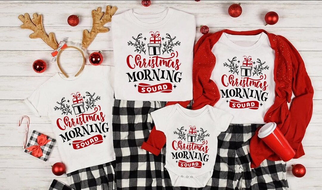 Christmas Morning Squad Design Svg Dxf Png Eps - Etsy