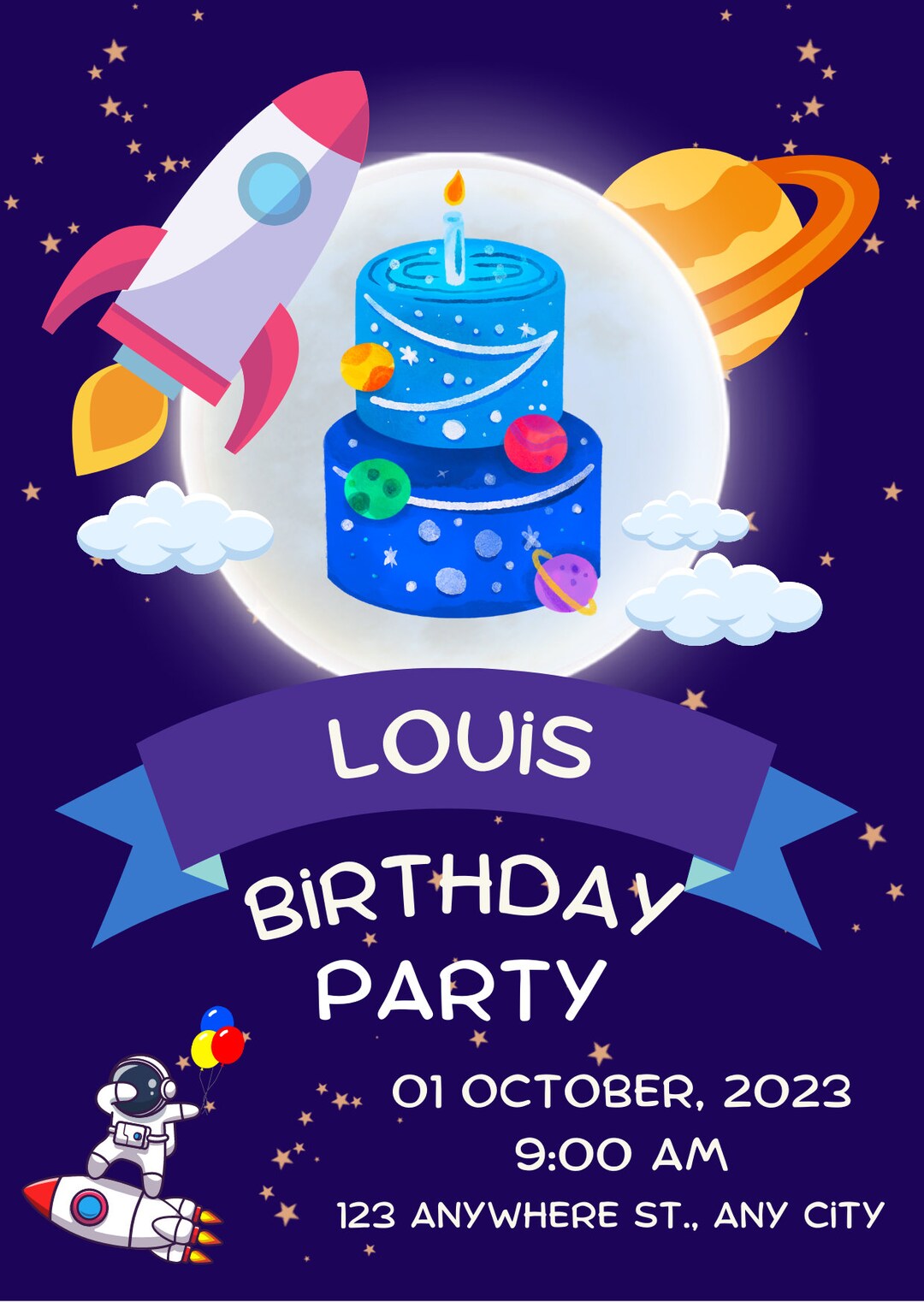 Personalised Birthday Invitation - Etsy