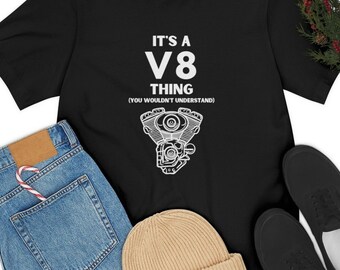 V8 Tshirt - Etsy