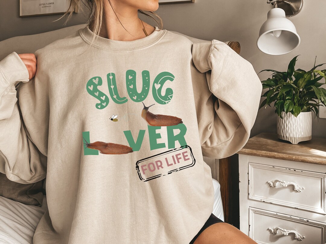 Slug Sweatshirt, Gastropod, Cute Slug Sweater, Slug Sweater, Animal ...