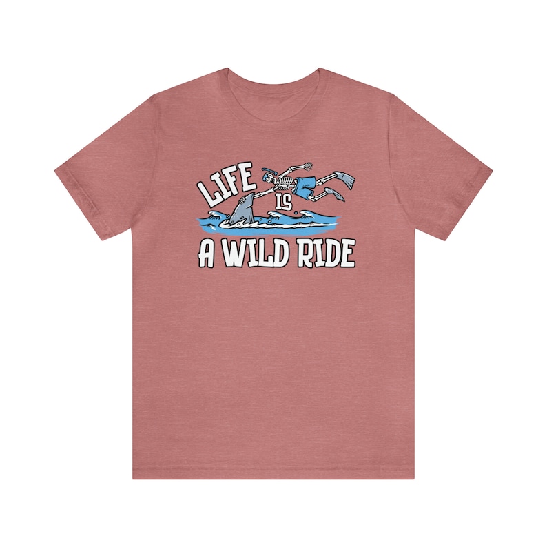 Life is Shirt Life Shirt Skeleton Shirt Enjoy Life Shark - Etsy