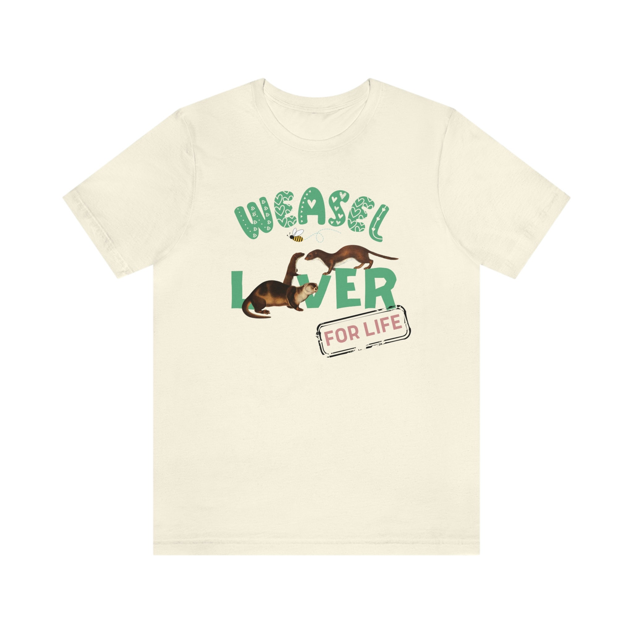 Weasel Shirt, Weasel T-shirt, Cute Weasel Tee, Weasel Tee, Animal Tee, Mother's Day Gift, Best ...