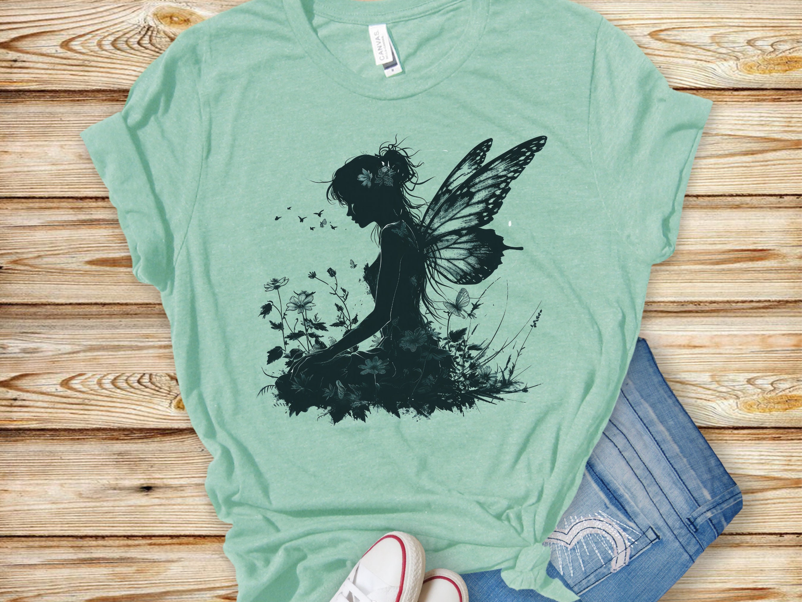 Fairy Butterfly Shirt, Fairy Aesthetic, Fairy Butterfly Shirt, Fantasy ...