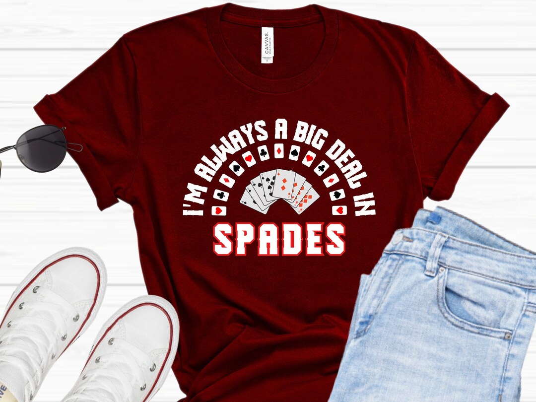 Spades Shirt, King of Spades, Playing Card Shirt, Card Game Shirt ...