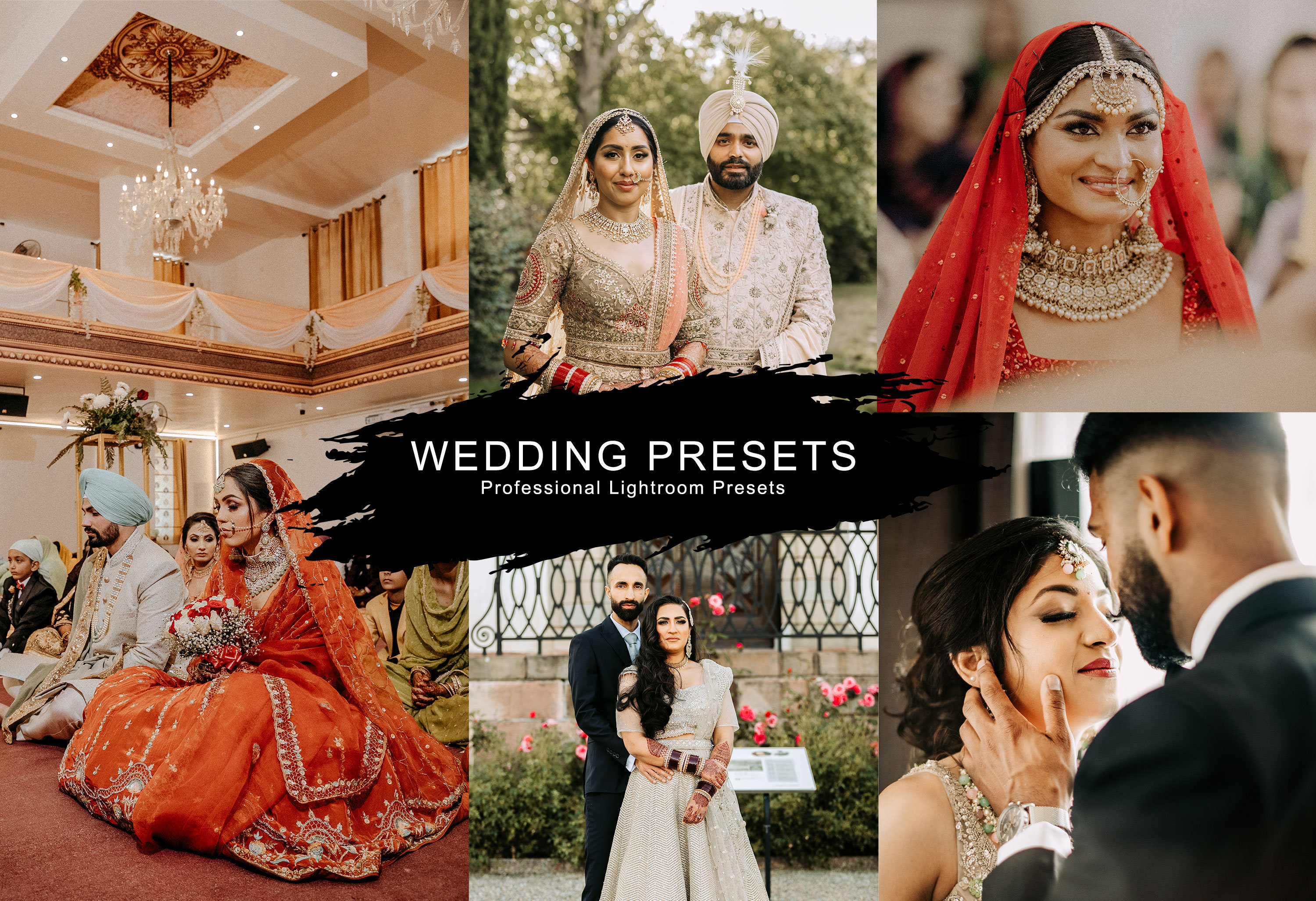 42 Indian Wedding Presets for Photographers, Mega Bundle, Lightroom ...