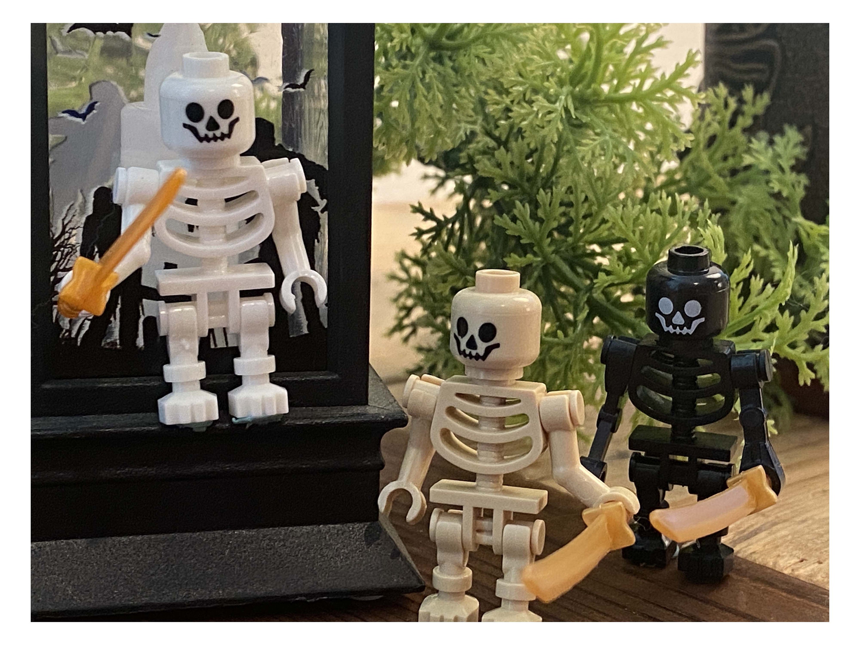 Skeleton Minifigure Ornament-minifigure-gifts for Him-skeleton - Etsy