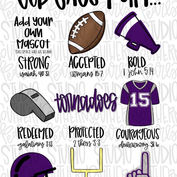 Lsu God Says I Am Png - Etsy