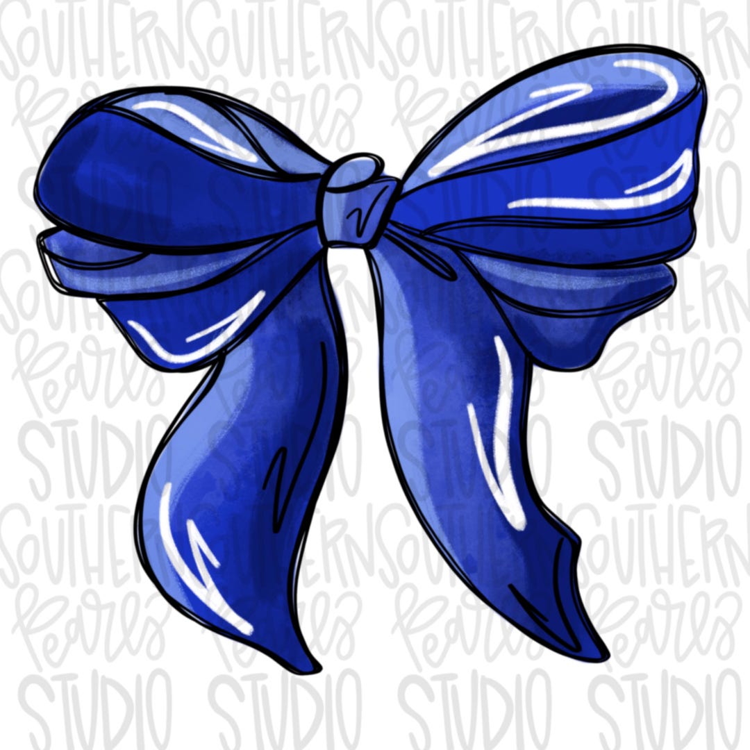 Bow | Royal | PNG | Sublimation | Design Download - Etsy
