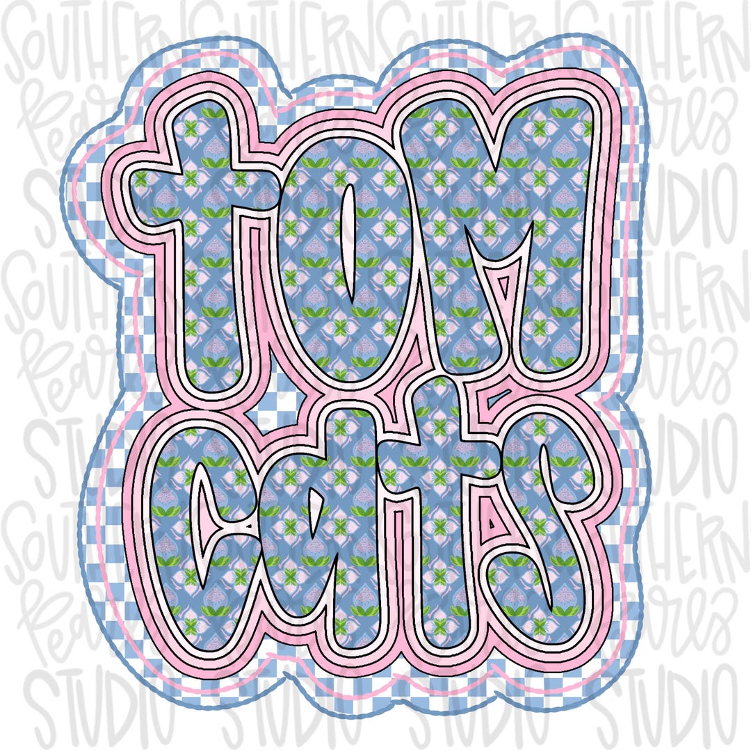 Tomcats | Grand Millennial Fill | Go Team | PNG | Sublimation | Design ...
