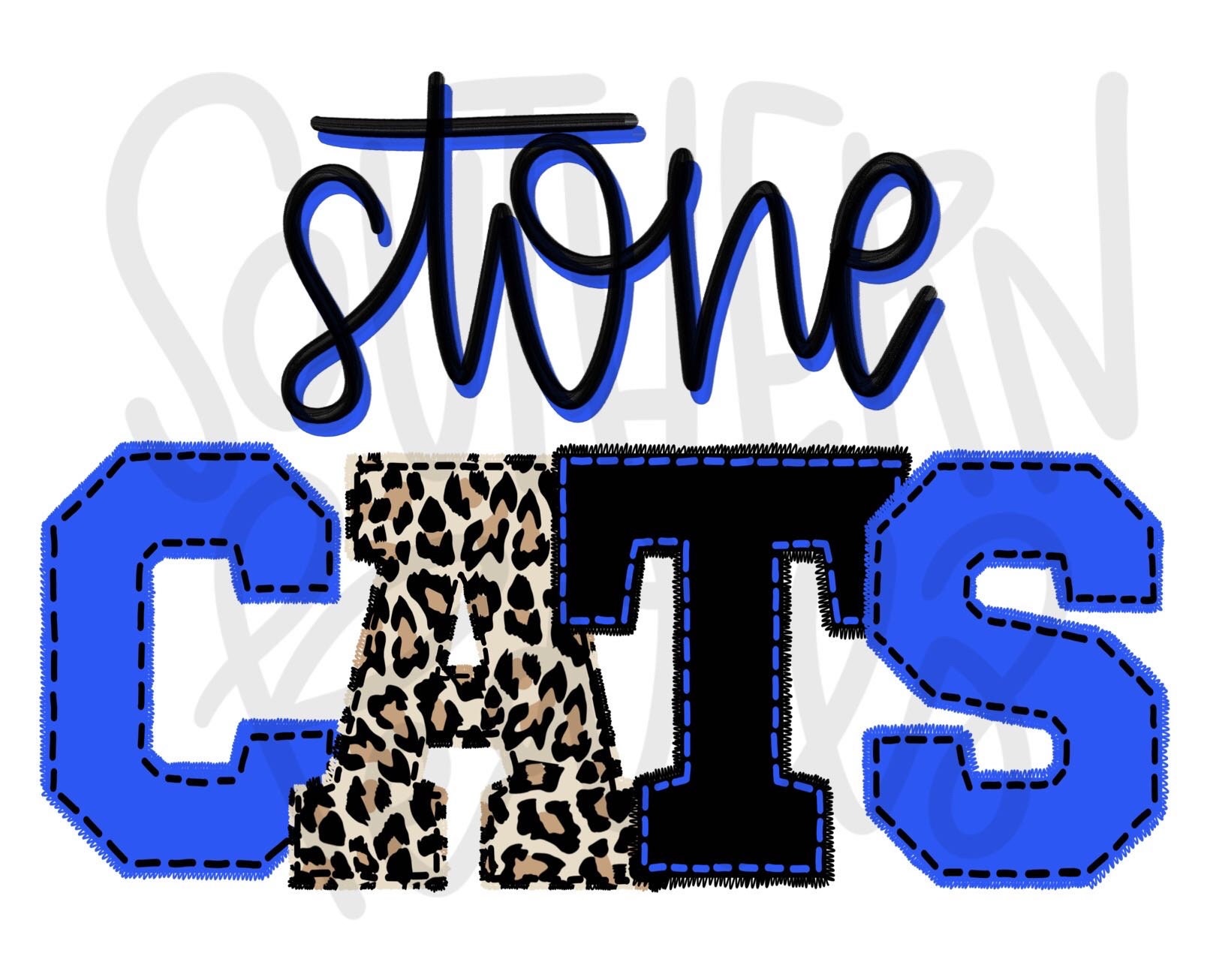 Stone Cats Block | Sublimation Design | Digital Download | Women’s ...