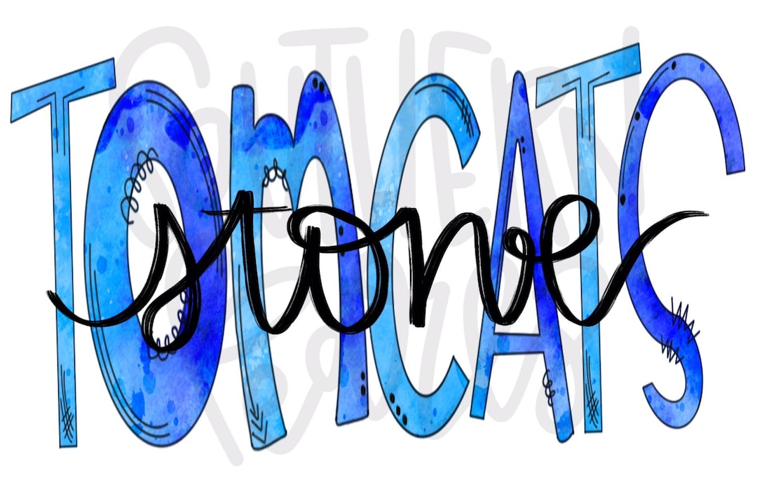 Stone Tomcats | Sublimation Design | Digital Download | Women’s, Kids ...