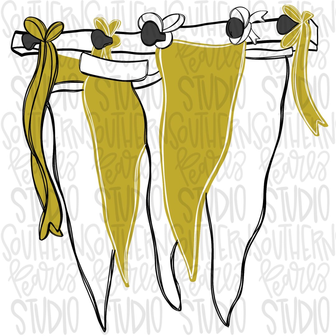 Build Your Own Team Pennants | Vegas Gold | Go Team | PNG | Sublimation ...