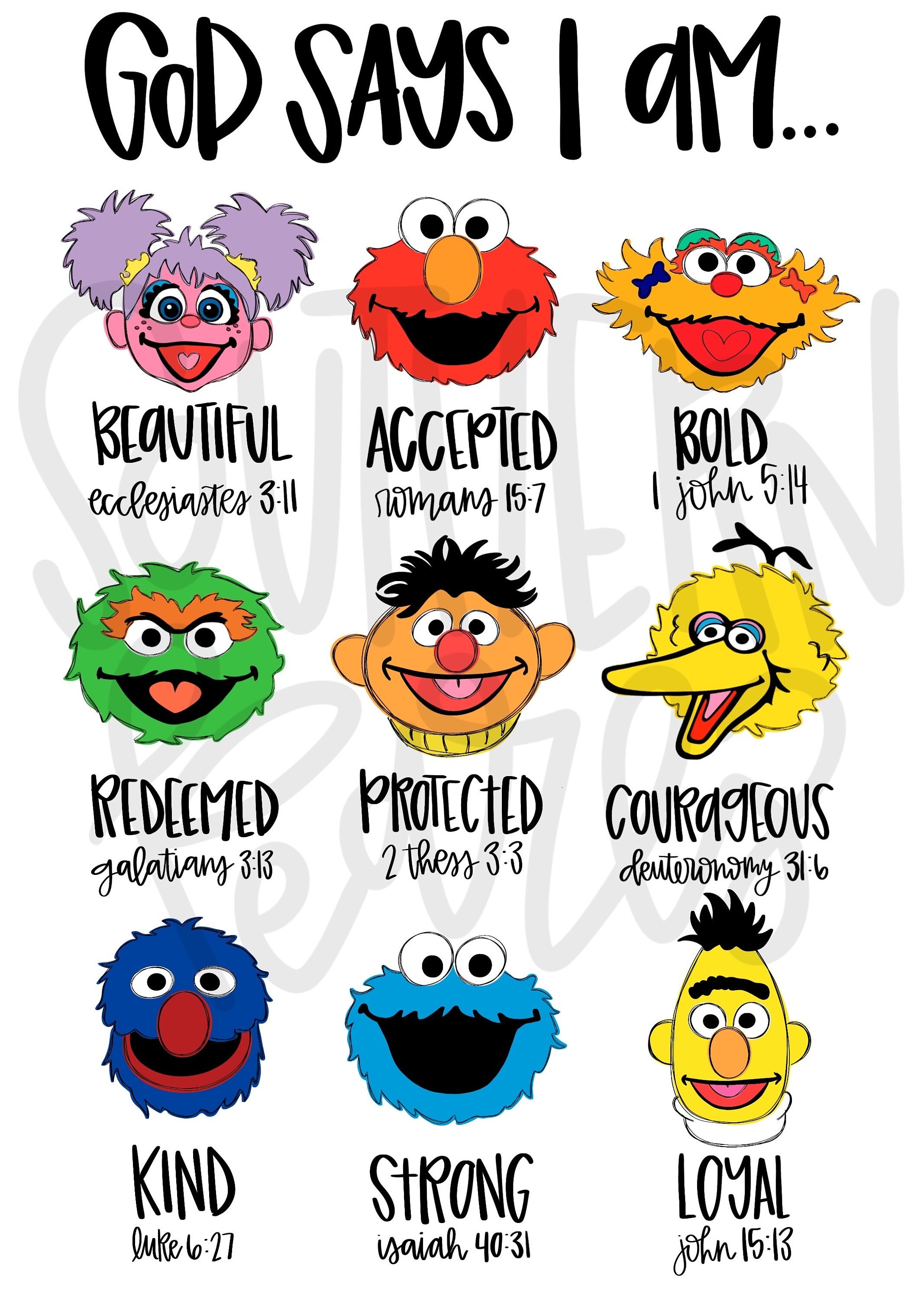 Sesame Street Painting Number 15 Clipart