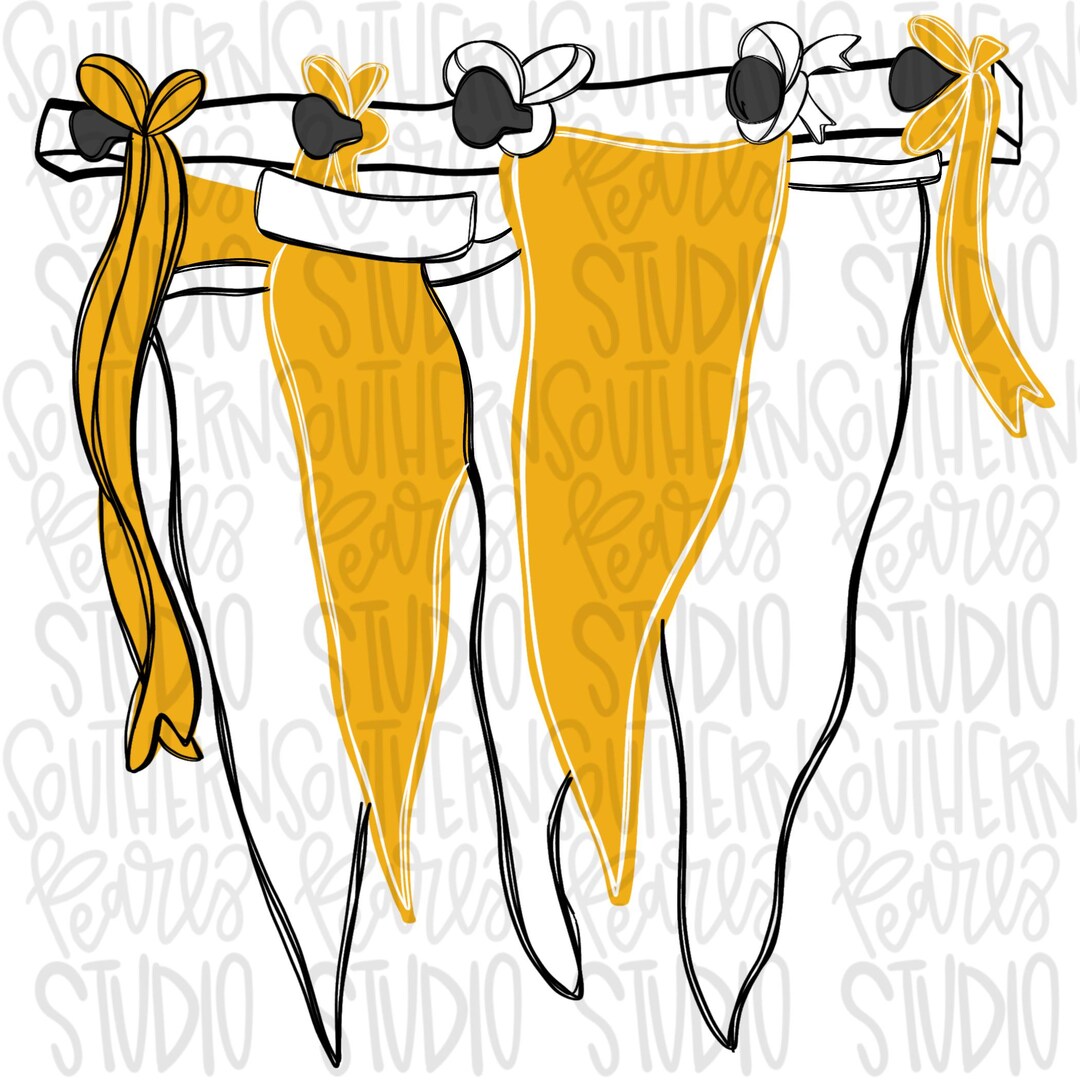 Crea tus propios banderines de equipo / amarillo / Go Team / PNG ...