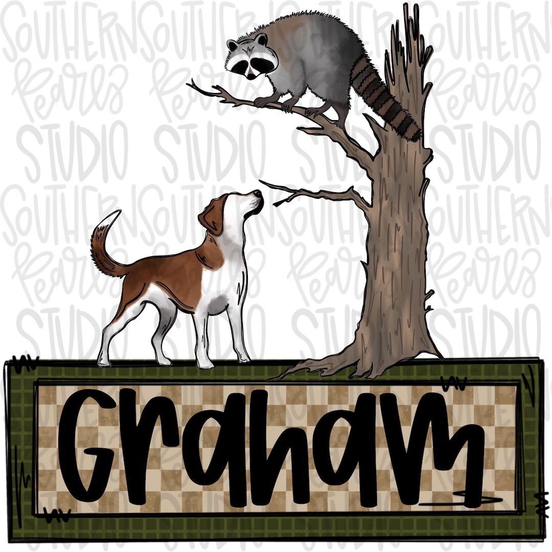 Coon Hunting Name Plate Sublimation Design Digital Download Womens ...