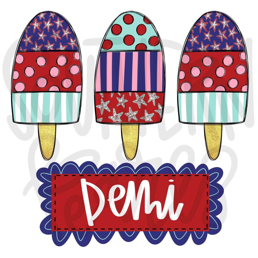 Patriotic Popsicles | Sublimation Design | Digital Download | Women’s ...