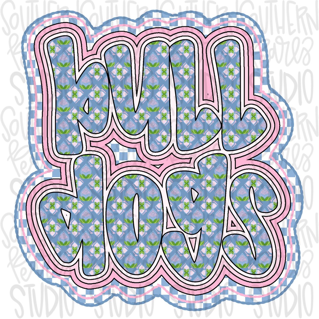 Bulldogs | Grand Millennial Fill | Go Team | PNG | Sublimation | Design ...