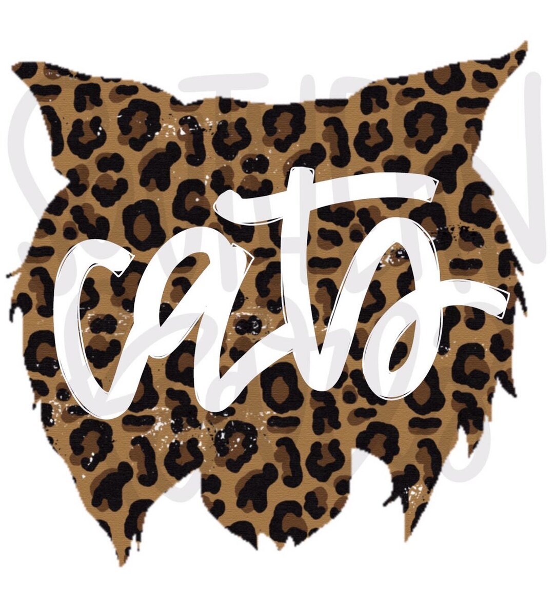 Cats Leopard Tomcat Head | Sublimation Design | Digital Download ...