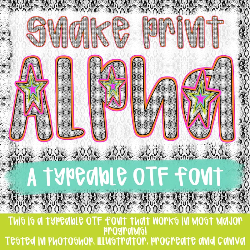 Snake Print - Etsy