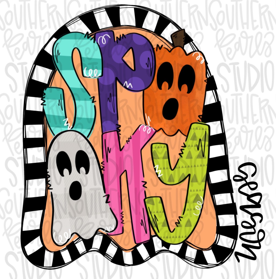 Spooky | Sublimation Design | Digital Download | Women’s, Kids Shirt ...