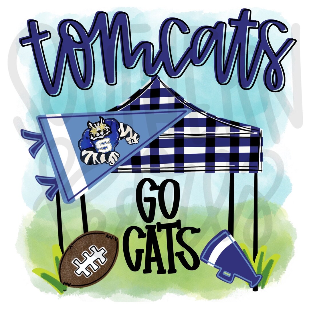 Stone Tomcats | Go Cats | Tailgate | Sublimation Design | Digital ...