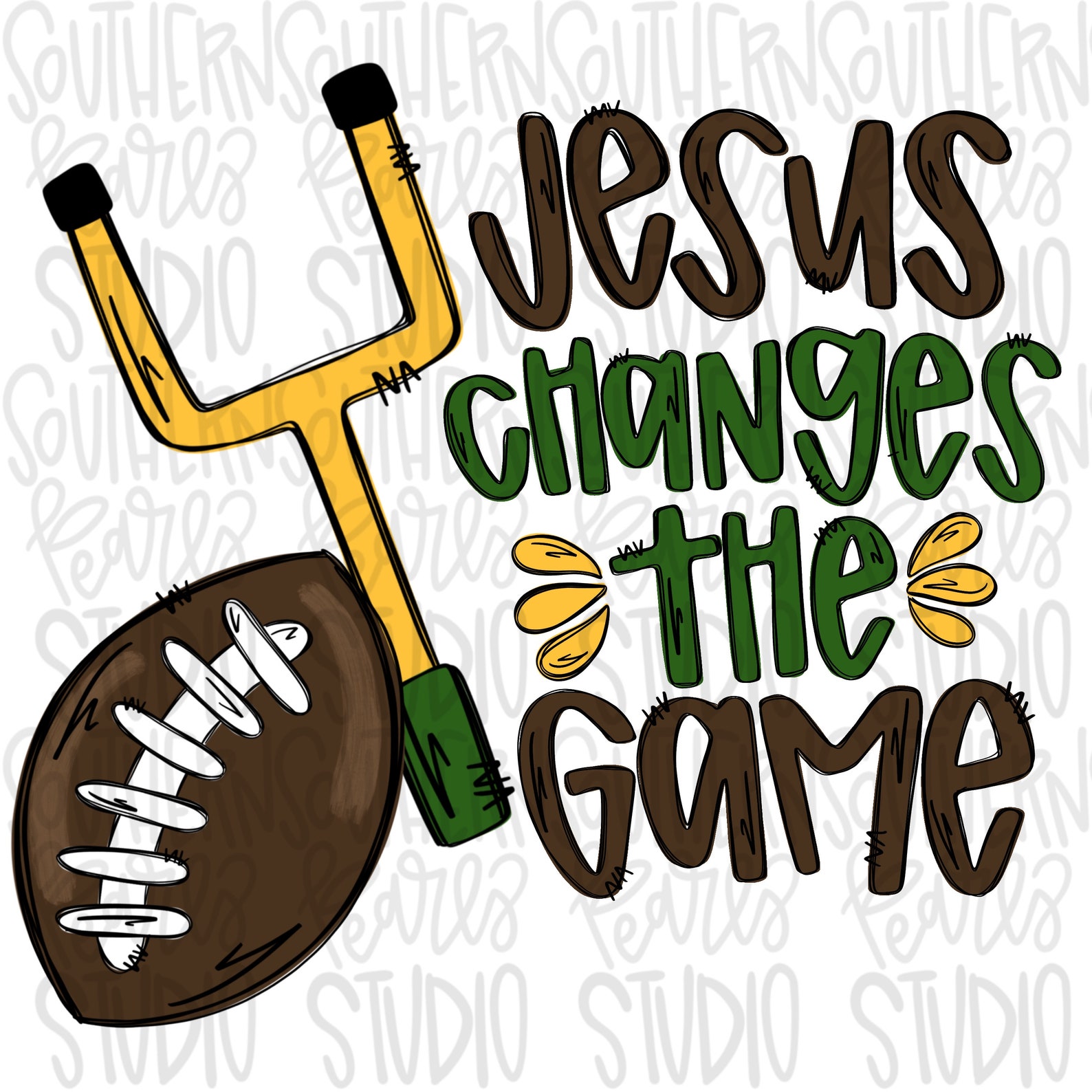Football Jesus Changes the Game | Sublimation Design | Digital Download ...
