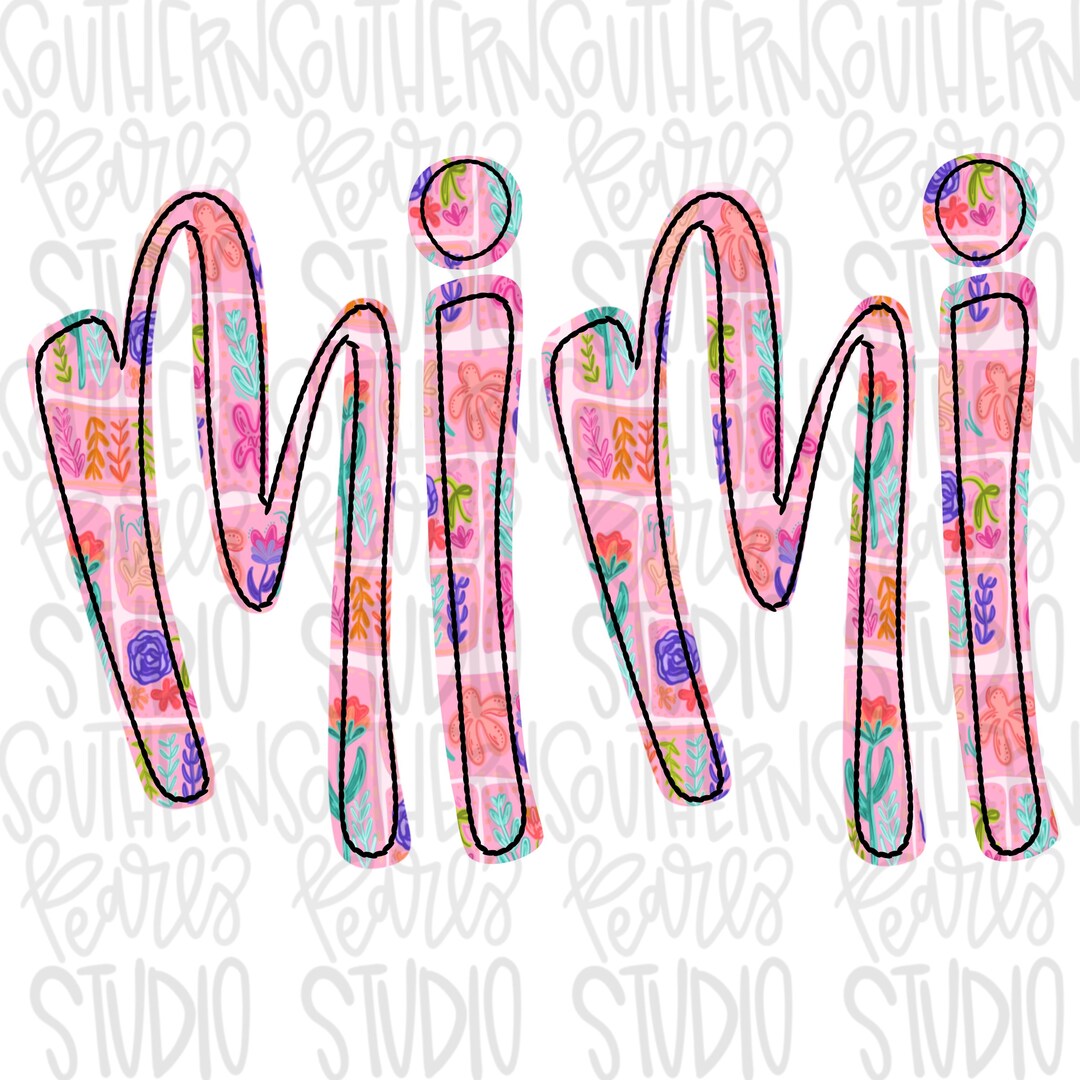Mimi Quilted Floral Pattern | Sublimation Design | Digital Download ...