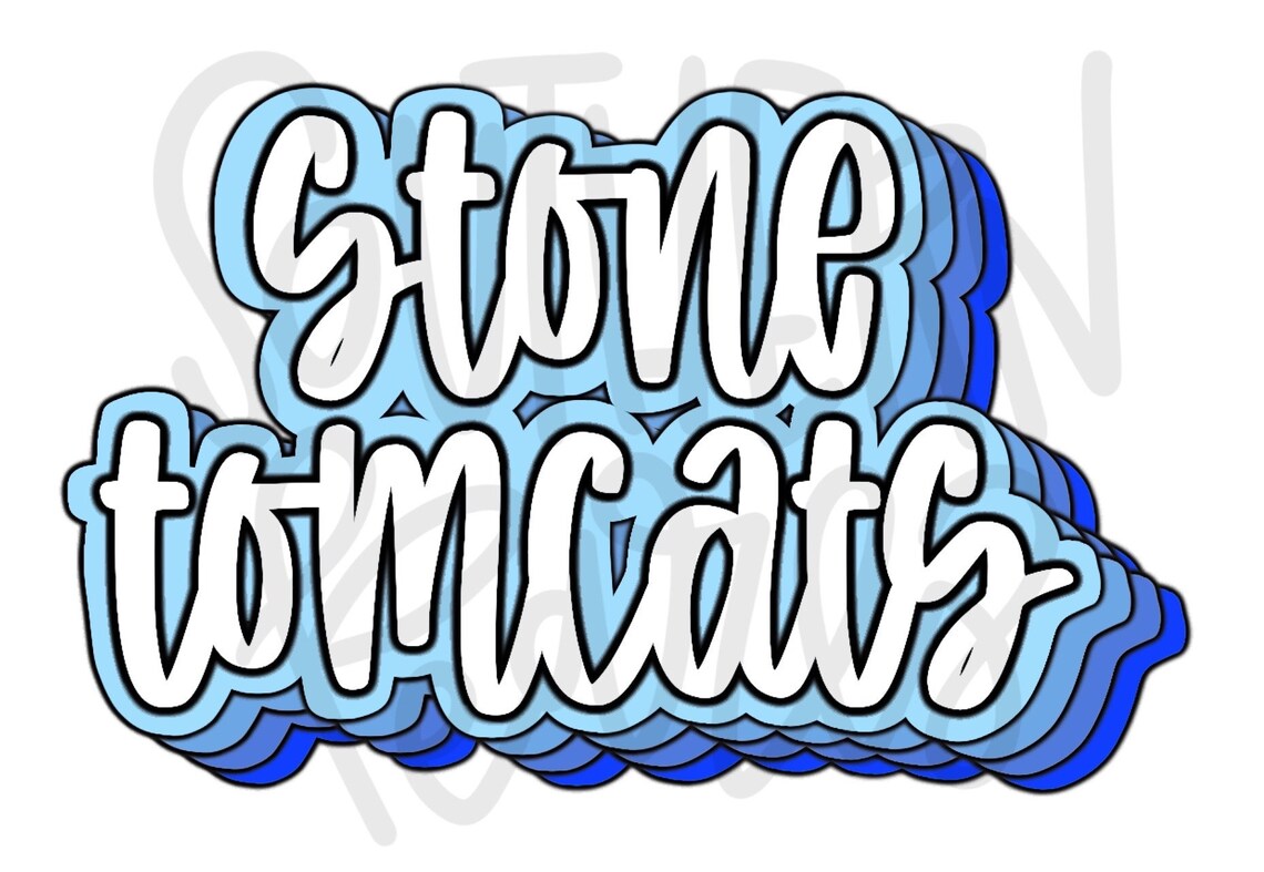 Stone Tomcats | Sublimation Design | Digital Download | Women’s, Kids ...