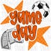 Game Day Soccer | Orange | Go Team | PNG | Sublimation | Design ...