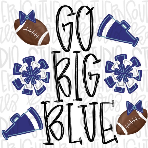 Go Big Blue - Etsy