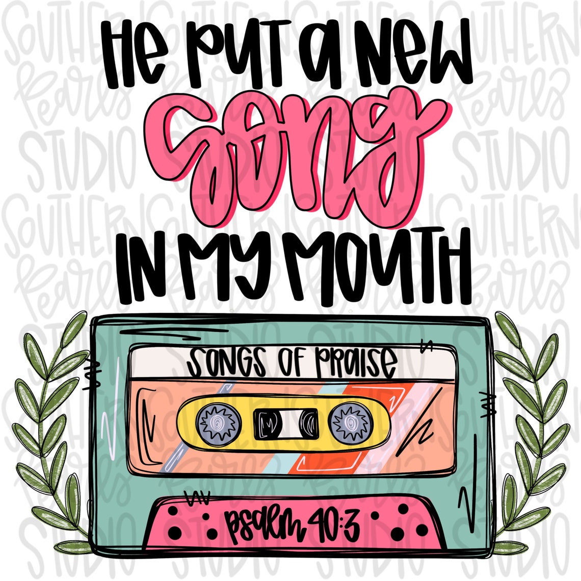 He Put a New Song in My Mouth | Songs of Praise | Cassette Tape ...