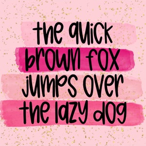 Delilah Font, Handwritten Font, Procreate Font, Cricut Font, Silhouette ...