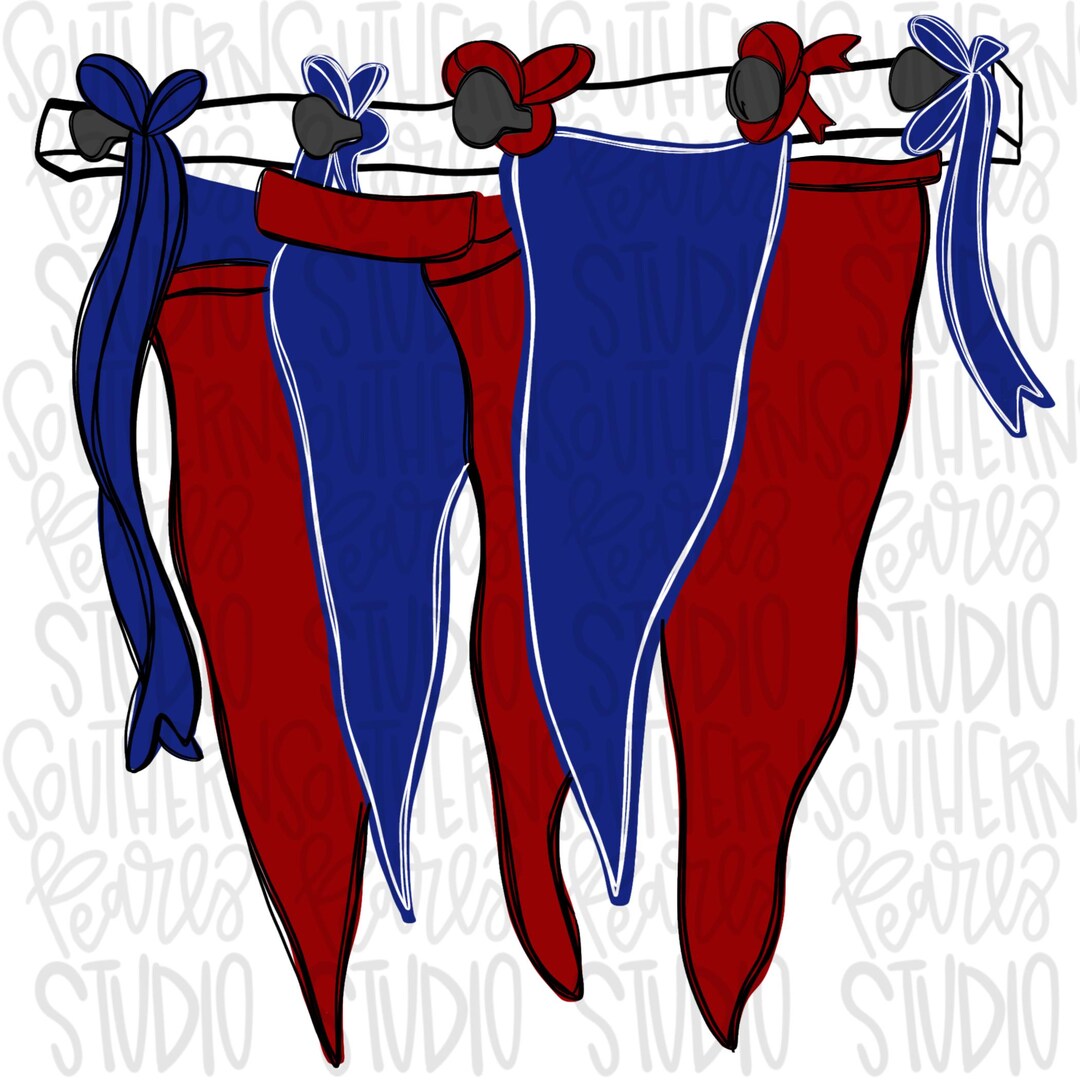 Crea tus propios banderines de equipo / real y rojo / Go Team / PNG ...