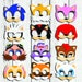 Sonic Masks, Sonic Printables, Sonic Party, Costume Sonic, Sonic ...