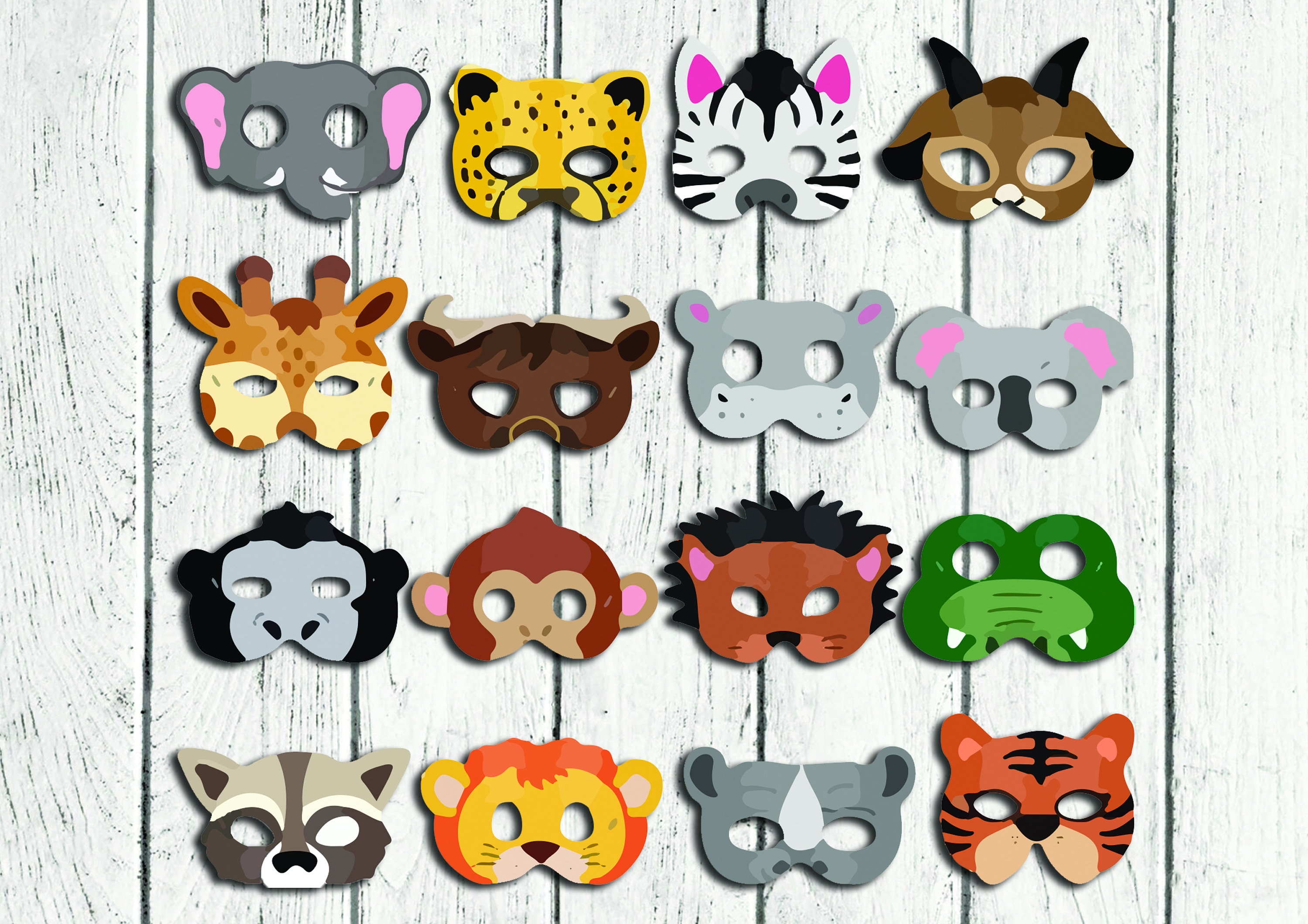 Animal Masks, Animal Printables, Animal Party, Costume Animal, Animal ...