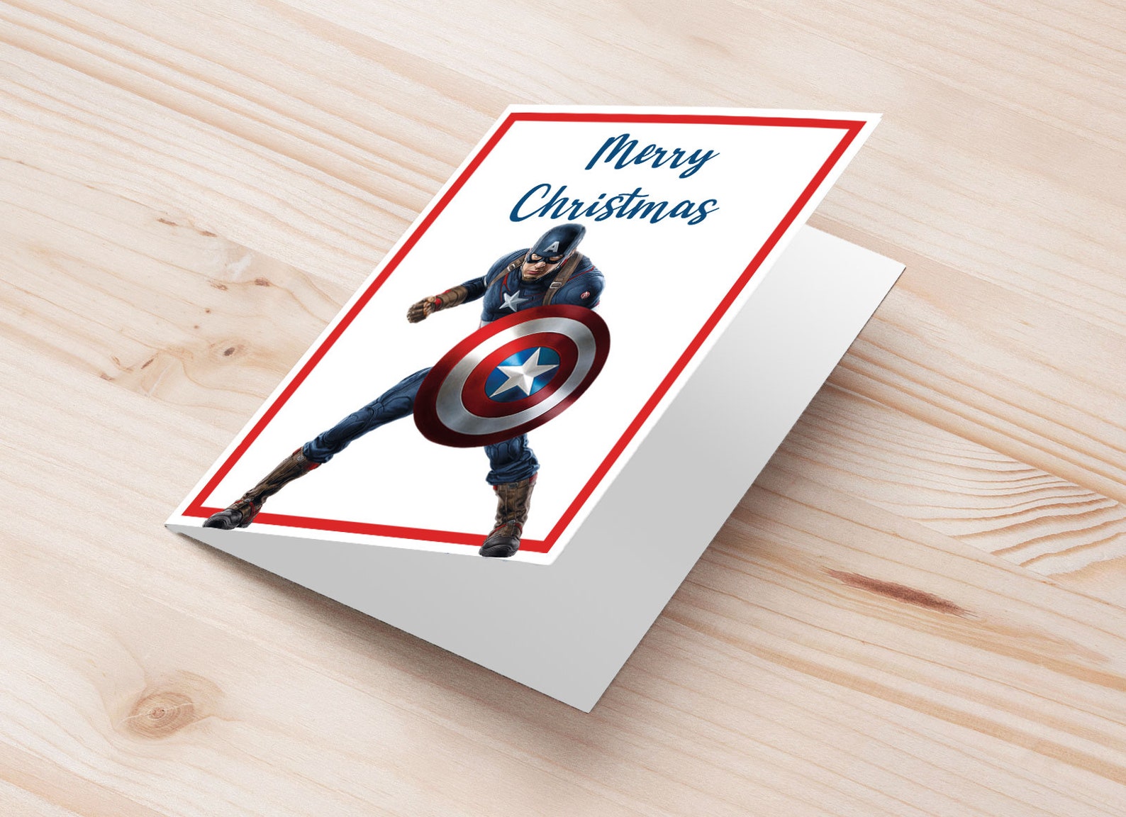 Avengers Christmas Greeting Card | Iron Man, Thor, Hulk, Captain ...