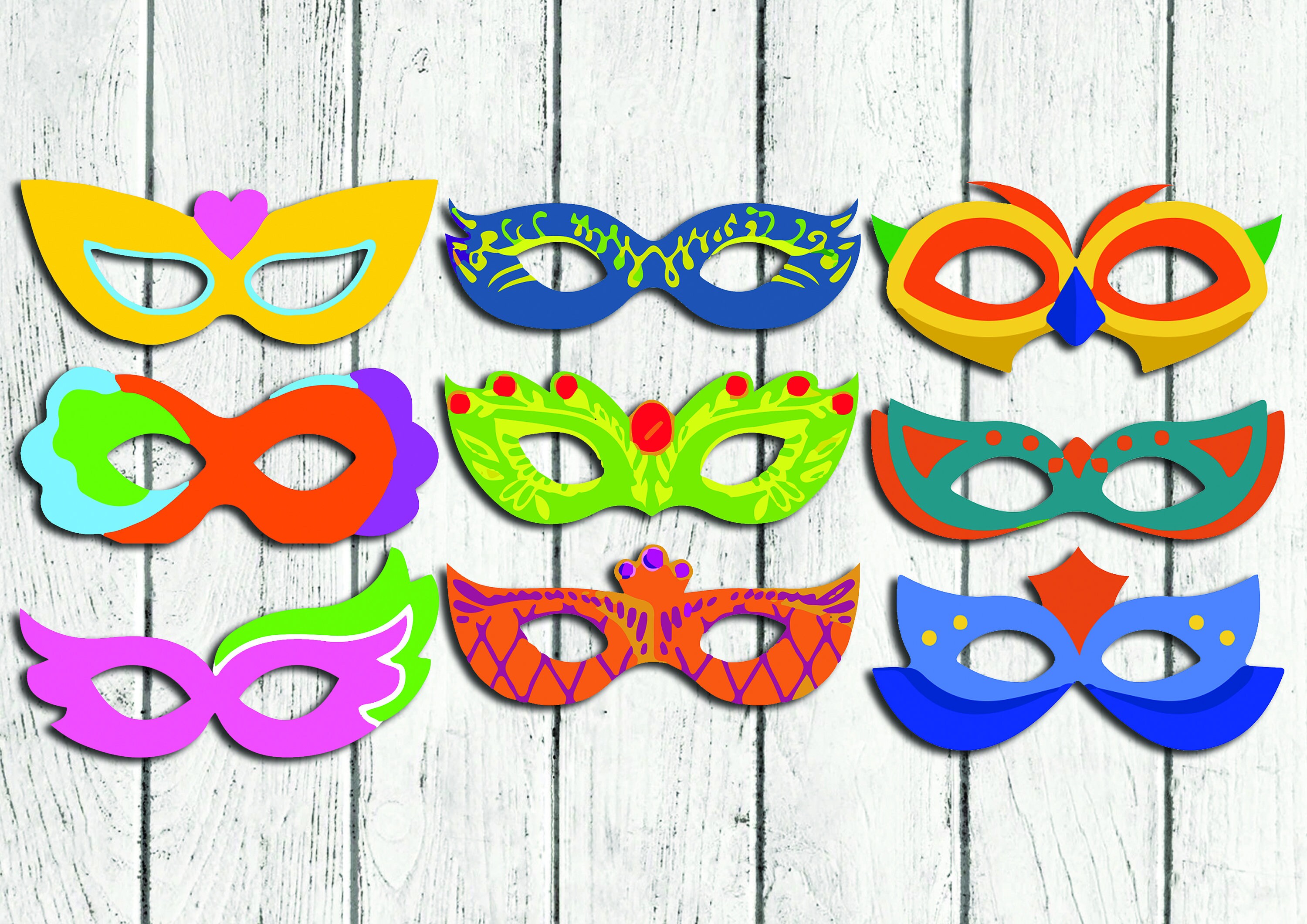 100 Carnival Masks | Super Mega Masks Pack | Mask Cosplay, Carnival ...