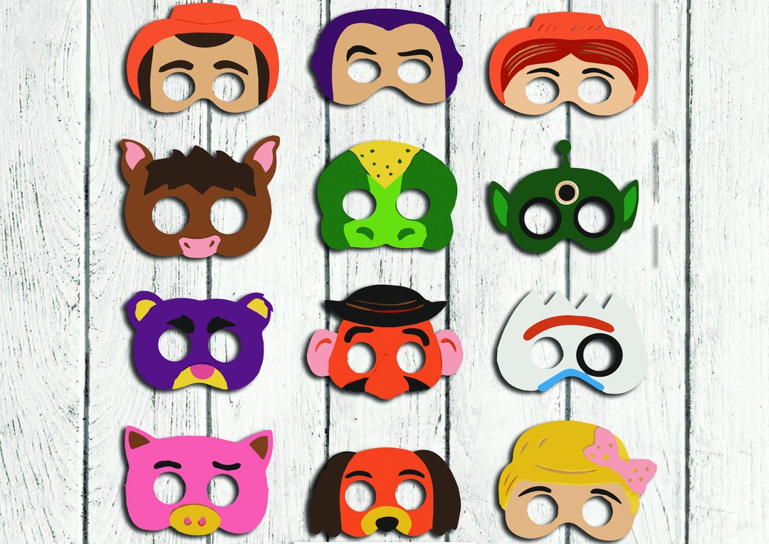 Toy Story Masks, Toy Story Printables, Toy Story Party, Costume ...