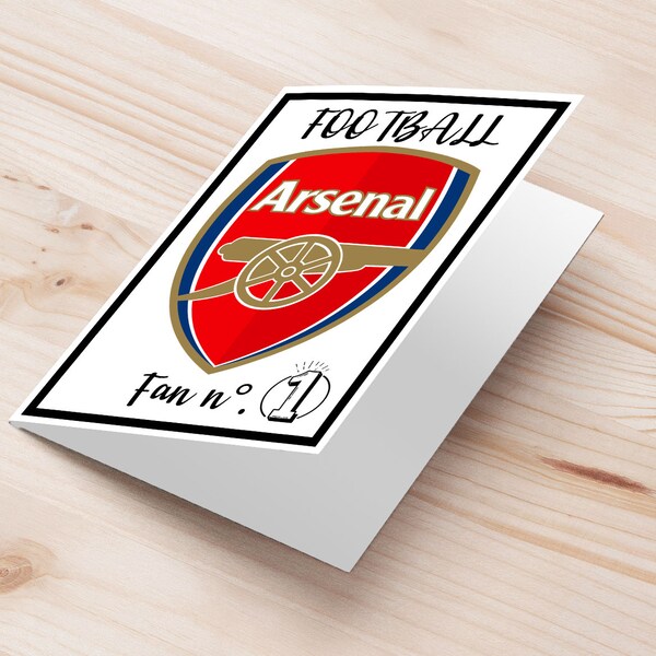 Arsenal Birthday Invitation - Etsy