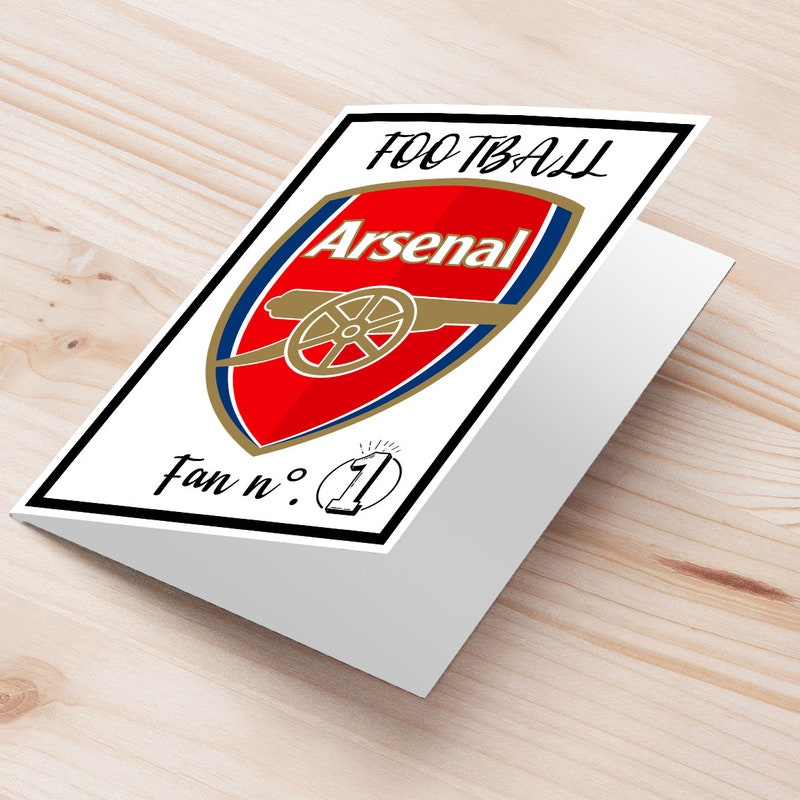 Arsenal Birthday Cards - Etsy UK