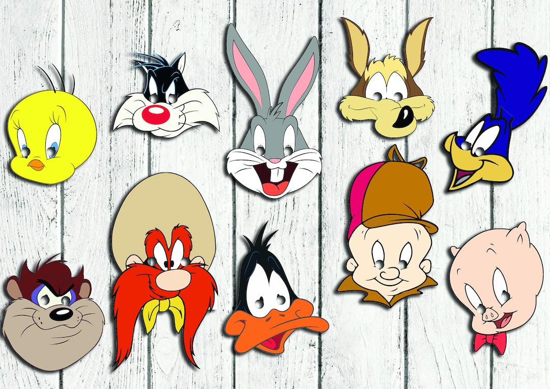 Looney Tunes Masks, Looney Tunes Printables, Looney Tunes Party ...