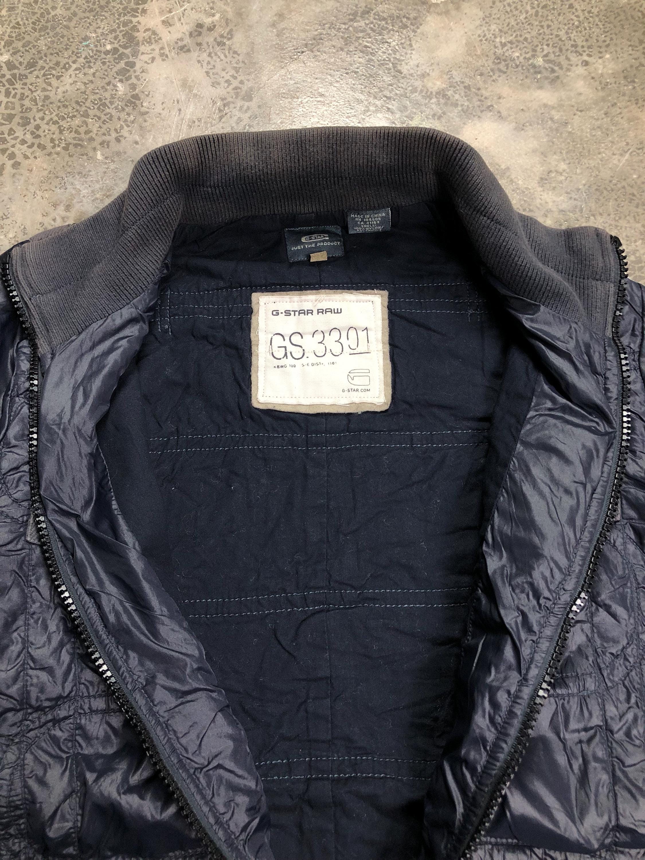 G Star Raw Quilted Light Puffer Army Tactical Jacket M Size - Etsy