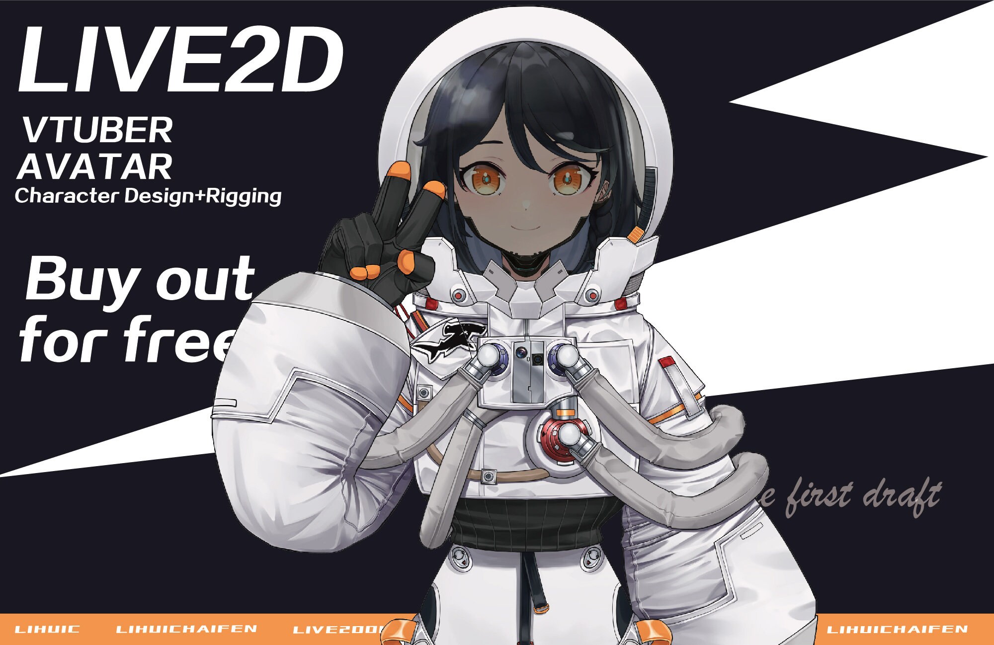 Custom Vtuber Model / Live2d Model Premade/ Vtuber Design / - Etsy Canada