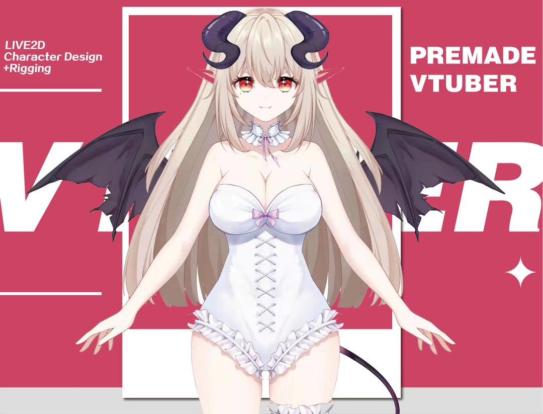 Modelo Vtuber personalizado / modelo live2d prefabricado/ Diseño Vtuber / Sala Vtuber/modelo ...