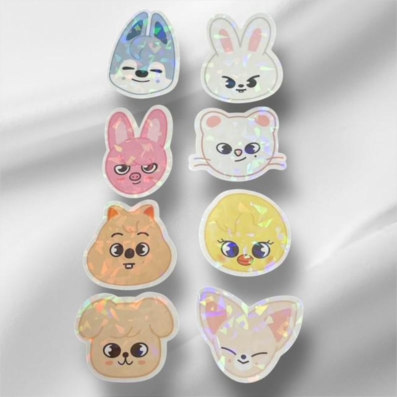 Stray Kids SKZOO Character Stickers - Individual or Full Set - Etsy