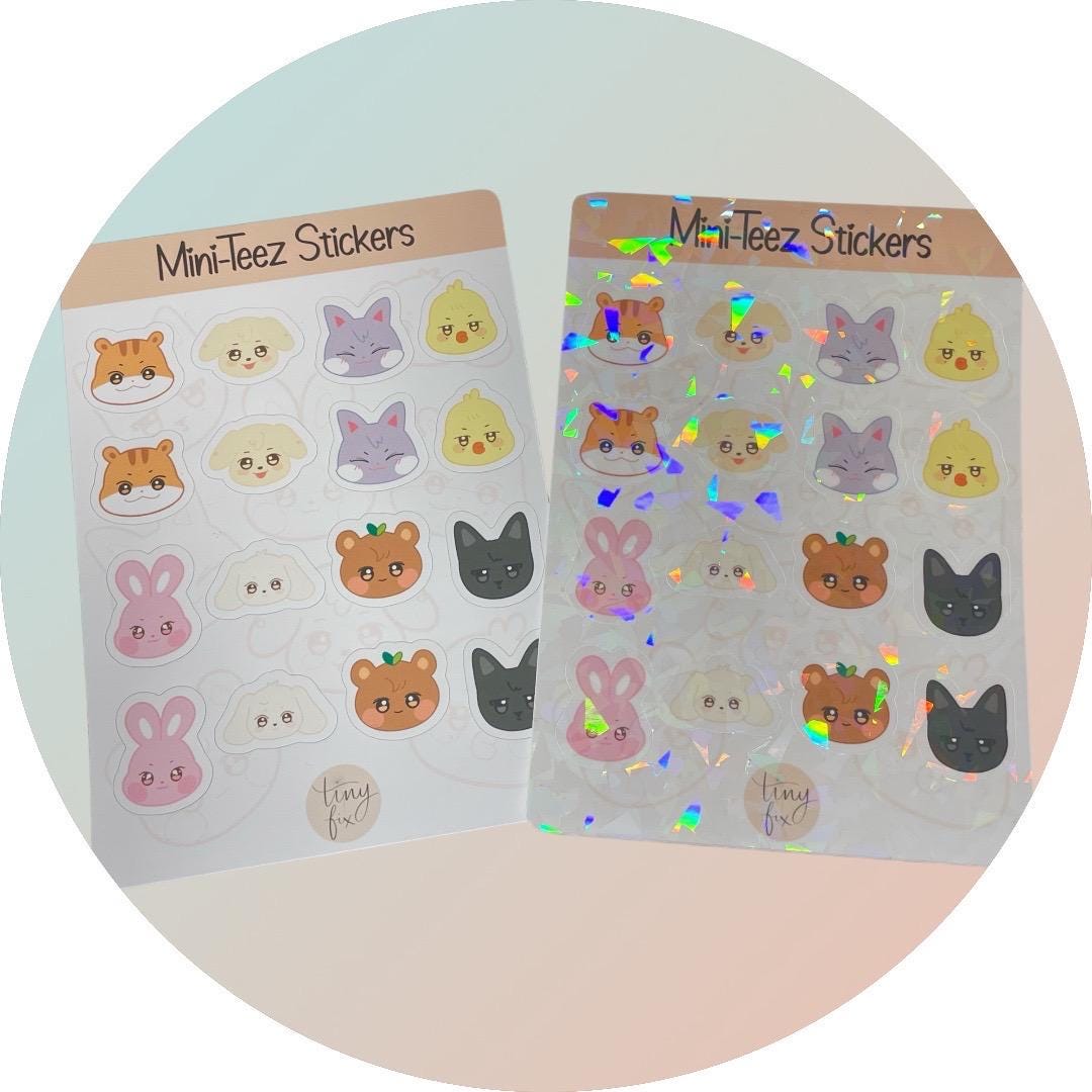 Ateez Mini Aniteez Sticker Sheet - Etsy