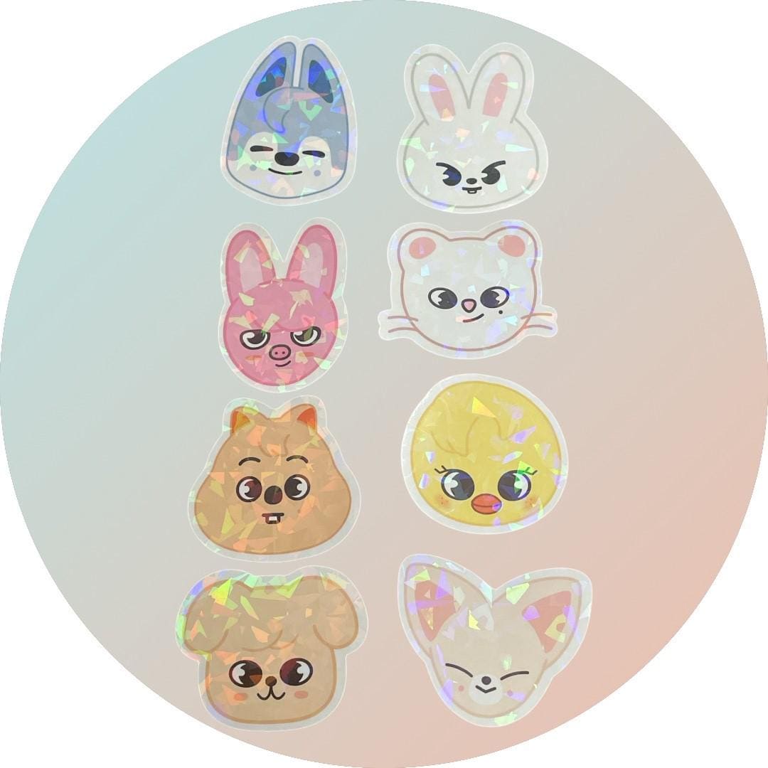 Stray Kids SKZOO Character Stickers - Individual or Full Set - Etsy