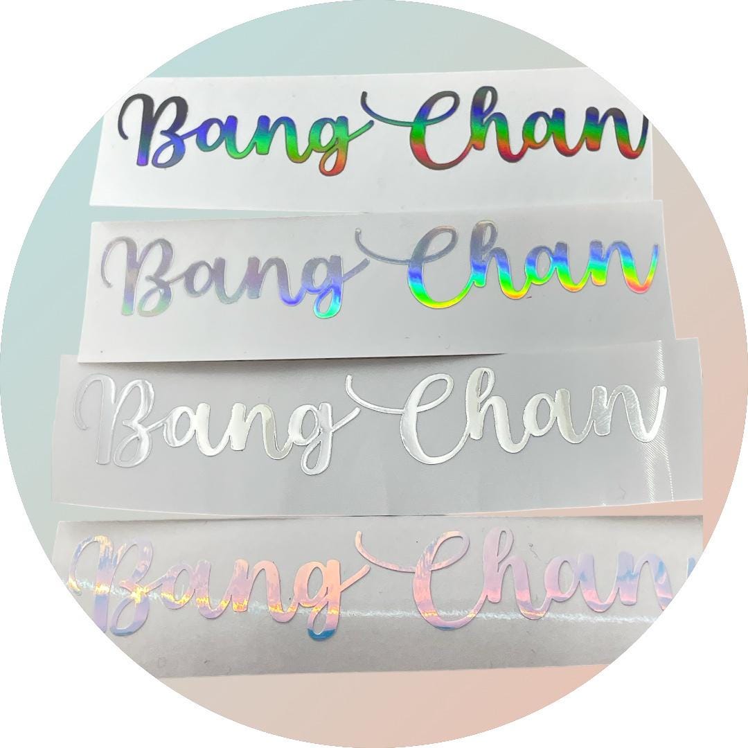 Stray Kids Name Decals for Light Stick - Various Colours - Etsy